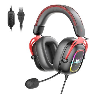 China Scorpion G7000 USB Game Headset Wired Low Latency Noise Canceling Play Games for sale