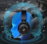 China G4000 OEM Custom Gaming Headset USB 7.1 Surround Sound Soft Memory Foam Earcups Wired Esports Headset for Computer Gamers for sale