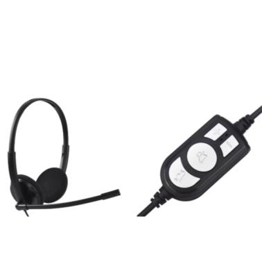 China 2026 Shenzhen Factory Call Center Dual-Mic ENC Wired Headphones with Breakthrough Technology for Ultra-Clear for sale