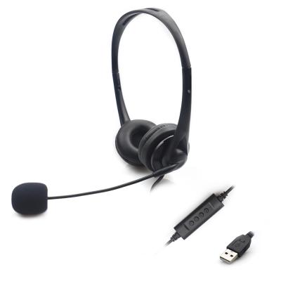 China 2026 03A New Wired ANC  Dual-Mic ENC Headset Premium Material  Call Center Headset Game Mode for sale