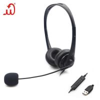 China 2026 03A Wired Noise Canceling Headset for Customer Service for sale