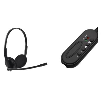 China 2026 TX-6092 New Release Ium Dual-Mic ENC Wired Headphones From Shenzhen Call Center Factory - Revolutionary ANC for Flawless for sale