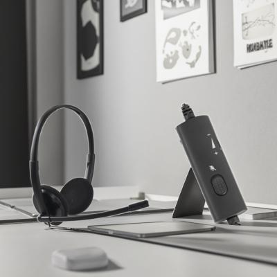 China 2025 Shenzhen Call Center Headset Factory: Premium Dual-Mic ENC Wired Headphones with Revolutionary ANC for Clear Calls for sale