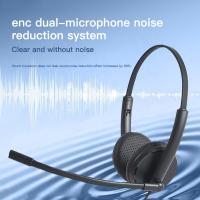China 2025 Must-Have: Shenzhen Call Center's Ium Dual-Mic ENC Wired Headphones - Breakthrough ANC Ensures Ultra-Clear Conversations for sale