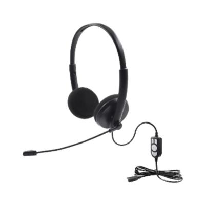 China 2025 Latest Shenzhen Call Center Headset Factory Dual-Mic ENC Headphones  Wired Connection  ANC Newly Developed for sale