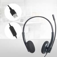 China Headphones, Wired Headset Telephone Headsets Headset Microphone Headset Noise Cancelling Wired Headset ENC Wired Headphones for sale