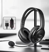 China Factory Wholesale Headphone Headphones with Wire Support OEM Logo 3.5MM  Plug Headset Stereo Headphones for sale