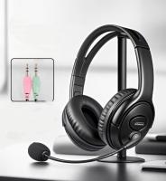 China Factory Wholesale Headphone Headphones with Wire Support OEM Logo 3.5MM  Plug Headset Stereo Headphones for sale