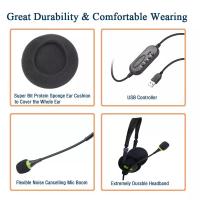China Wholesale Cheap Price USB Plug Headphones with Microphone Support OEM Airline Headset for sale