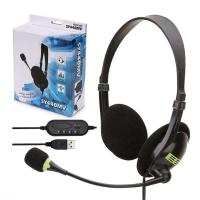 China Wholesale Cheap Price USB Plug Headphones with Microphone Support OEM Airline Headset for sale