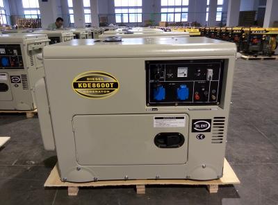 China 6KW Quiet Diesel Generator with Electric Start - Portable Power Solution for Industrial Applications for sale