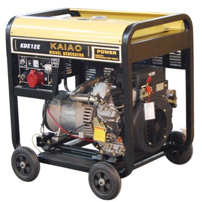 China Single Phase Open Frame Diesel Generator with Low Oil Alarm System - Industrial Power 5-20kVA for sale