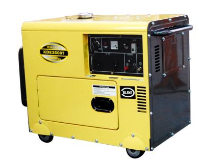 China Single Phase Small Diesel Generator 5-10kVA Weatherproof with Low Oil Alarm System for Outdoor Use for sale
