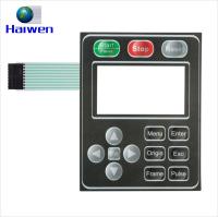 China Flexible waterproof membrane switch with poly dome for sale