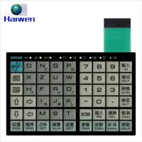China Electric Matrix Metal Domes Membrane Keypad Switch With Clear LCD Window for sale