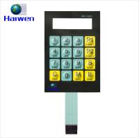 China Electric Matrix Metal Domes Membrane Keypad Switch With Clear LCD Window for sale