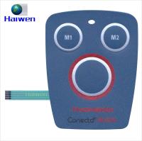 China 3 button membrane switch keyboard with lcd window for sale