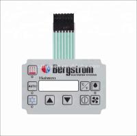 China Custom embossed buttons membrane switch keypad with polyester dome for sale