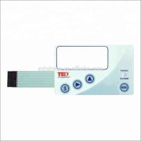 China Custom embossed buttons membrane switch keypad with polyester dome for sale