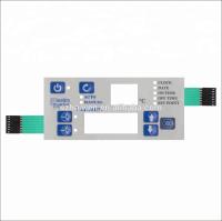 China Custom embossed buttons membrane switch keypad with polyester dome for sale