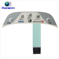 China Flexi Cable PET Circuit Membrane Switch With Matte Embossed Button for sale
