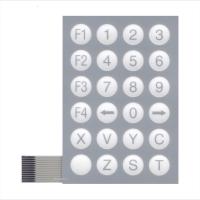 China RAL Industrial Membrane Switch Good Water Resistance Custom Membrane Keypad for sale