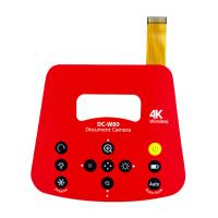 China Silver Paste Metal Dome Membrane Switch Keyboard 4x3 Membrane Keypad for sale