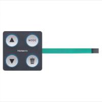 China Emboss Buttons Waterproof Flexible Membrane Switches with LED for sale