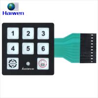 China Custom Design FPC Membrane Switch Waterproof With A Red Green Bi Color LEDs for sale