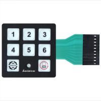 China Customized Push Button FPC Membrane Switch Waterproof With LED for sale
