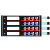 China Customized Push Button FPC Membrane Switch Waterproof With LED for sale