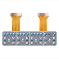 China Flexible FPC Capacitive Membrane Switch Graphic Overlay Embedded LED for sale