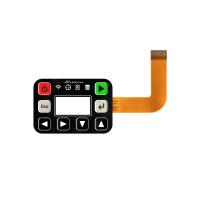 China Silver Paste Membrane Keypad Dome Switch Excellent Wearability With LED for sale