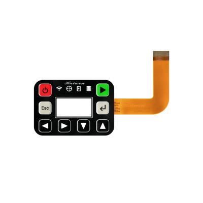 China Silver Paste Membrane Keypad Dome Switch Excellent Wearability With LED for sale