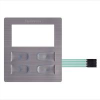 China Silver Paste Membrane Keypad Dome Switch Excellent Wearability With LED for sale