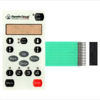 China Silver Paste Membrane Keypad Dome Switch Excellent Wearability With LED for sale
