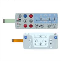 China 3m Adhesive Membrane Dome Switch Push Button Flexible Membrane Keypad for sale