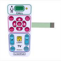 China Flexible FPC Backlight Membrane Switch Embedded LED Illuminated Membrane Switch for sale