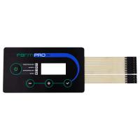 China Custom Prototype Flexible Backlight Membrane Switch Tactile Numeric Keypad for sale