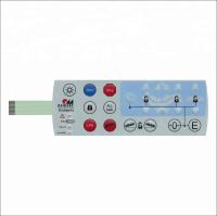 China Custom Prototype Flexible Backlight Membrane Switch Tactile Numeric Keypad for sale