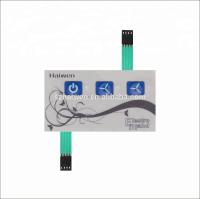 China Custom Prototype Flexible Backlight Membrane Switch Tactile Numeric Keypad for sale