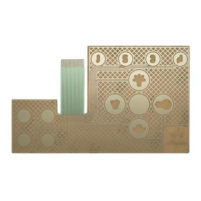 China Silk Screen Printed Capacitive Touch Switch PET Keypad Membrane Switch for sale