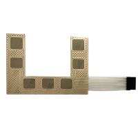 China Silk Screen Printed Capacitive Touch Switch PET Keypad Membrane Switch for sale