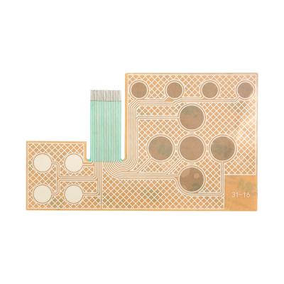 China SGS PET Membrane Switch Silk Screen Printing Rubber Membrane Keypad for sale