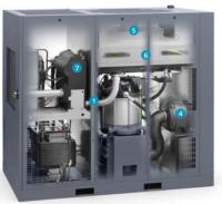 China Flexible Remote Control Side Channel Blowers , 75KW Oil Injected Air Compressor for sale