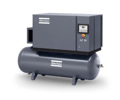 China Portable Rotary Screw Type Air Compressor 230V 400V With LZ Premium Piston for sale