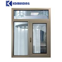 China KDSBuilding Best Price Huge Glass  Impact Hurricane Colors Double Glazed Aluminum Window And Door, Casement Window  for Home for sale