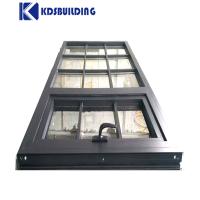 China KDSBuilding Awning Window Double Glazed Soundproof Top Hung Aluminum House Window Styles for sale