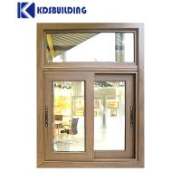China KDSBuilding Exterior Aluminum Soundproof Waterproof Sliding Window With Noiseless Glaze For Bathroom for sale