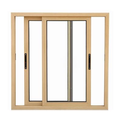 China KDSBuilding Casement Glass Aluminum Balcony Sliding Window  Champagne Color Aluminium Windows for sale